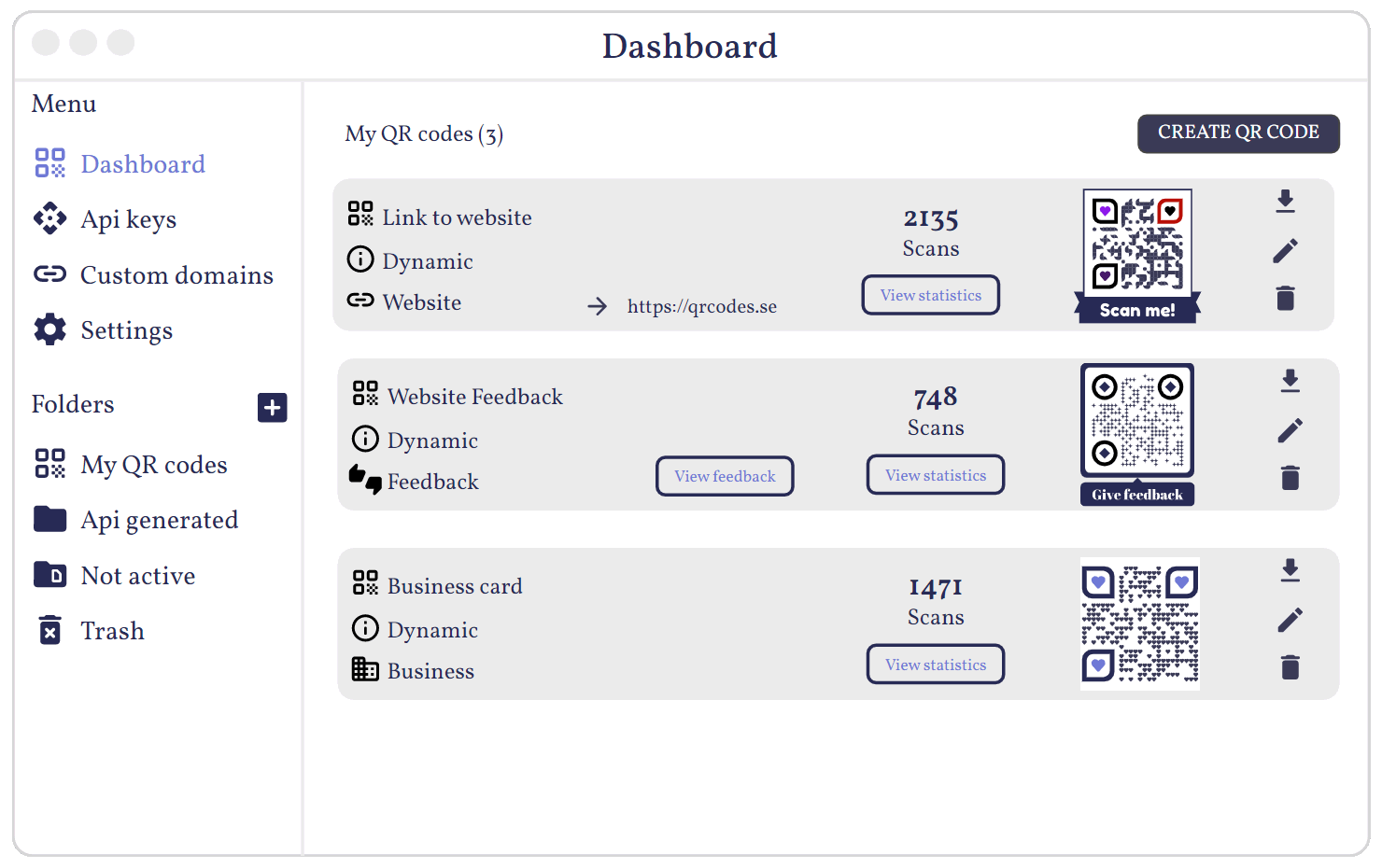 QR Moose: The most advanced static & dynamic QR Codes generator